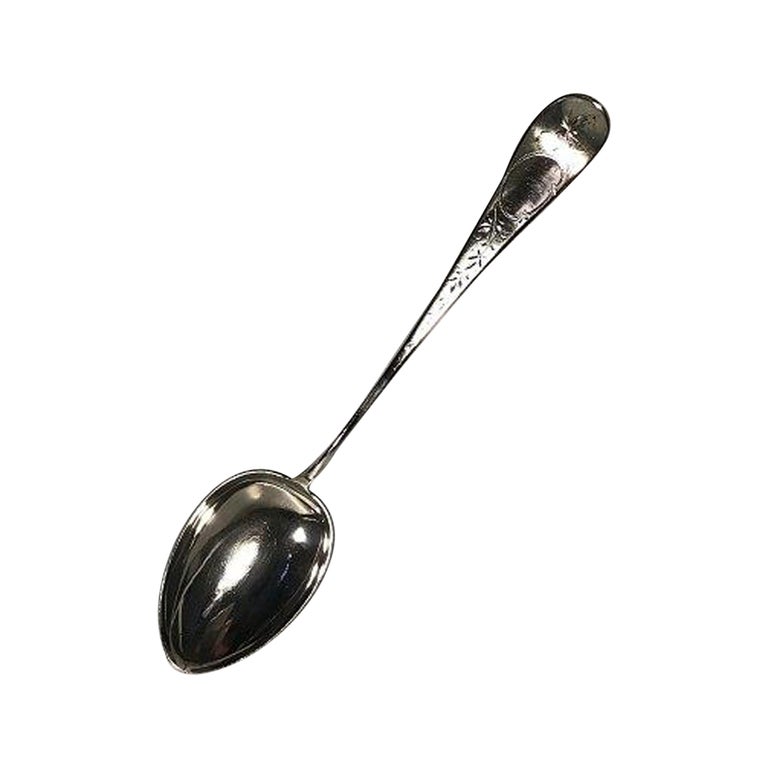 Silver Serving Spoon For Sale at 1stDibs