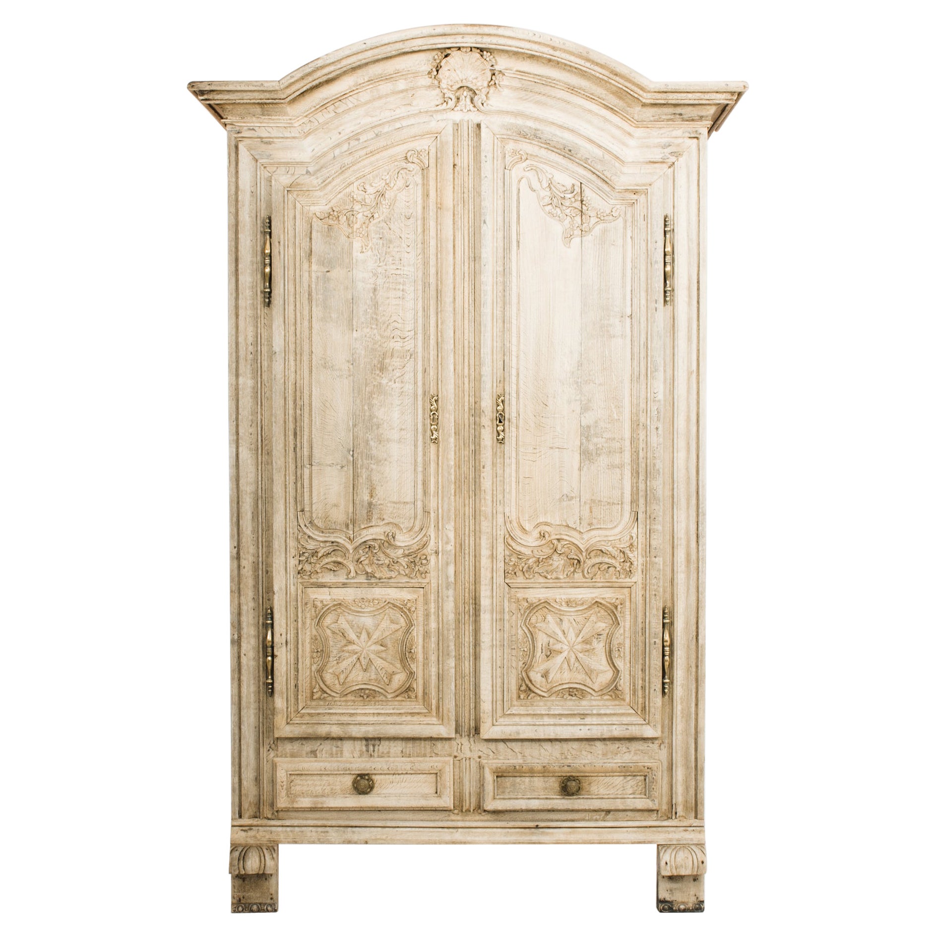 Mirrored armoire at 1stDibs