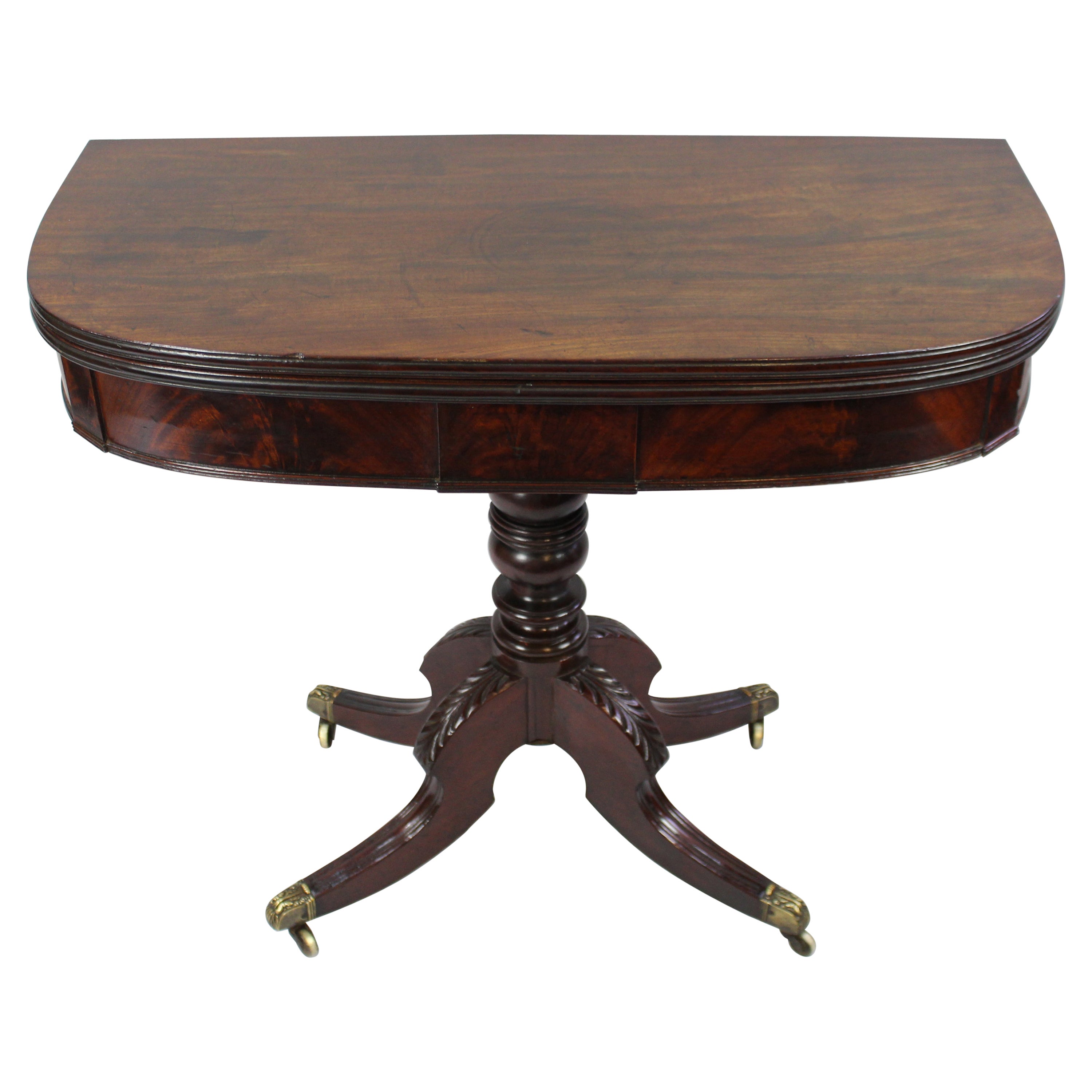 Regency Satinwood Tea Table at 1stDibs
