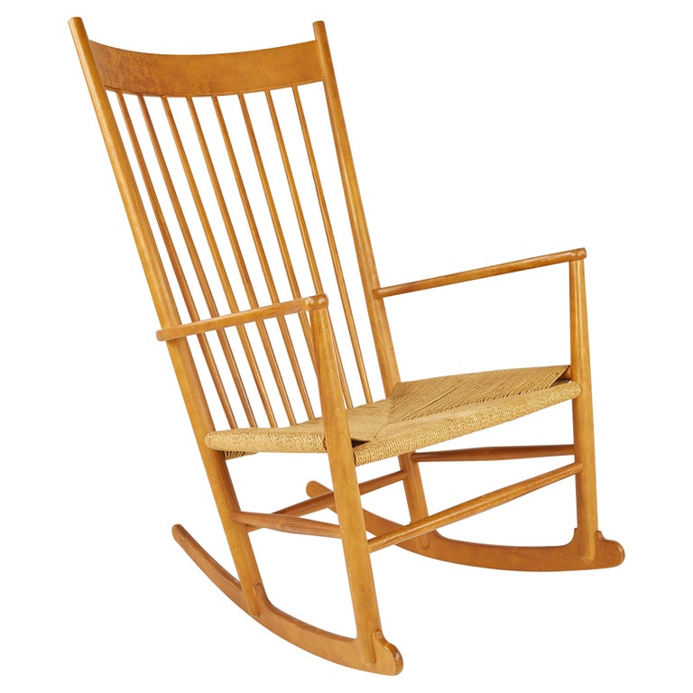 Hans Wegner Mid Century Rocking Chair at 1stDibs