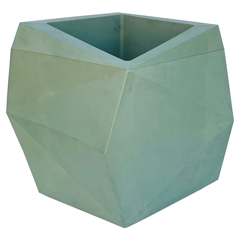 Large Faceted Planter at 1stDibs