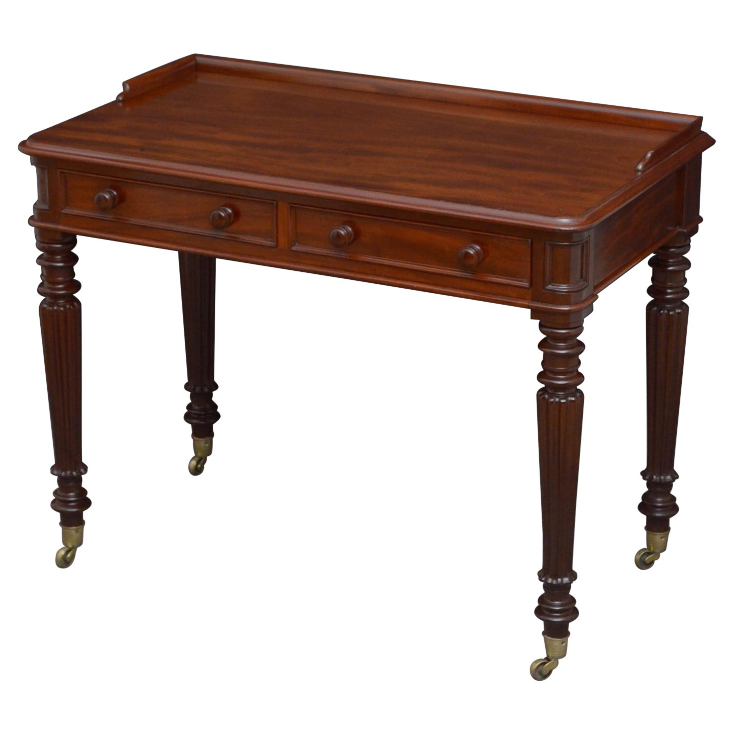 Victorian Mahogany Writing Table of Narrow Proportions at 1stDibs ...