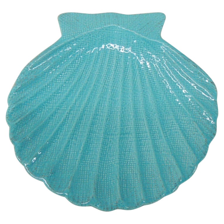 Swan Sculpture with Natural Clam Shell Bowl For Sale at 1stDibs