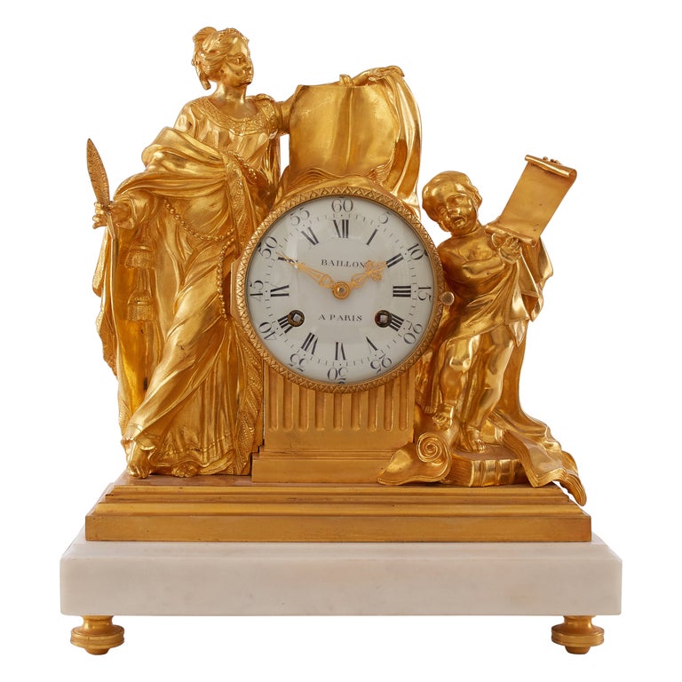 18th Century Clock, Baillon in Paris For Sale at 1stDibs