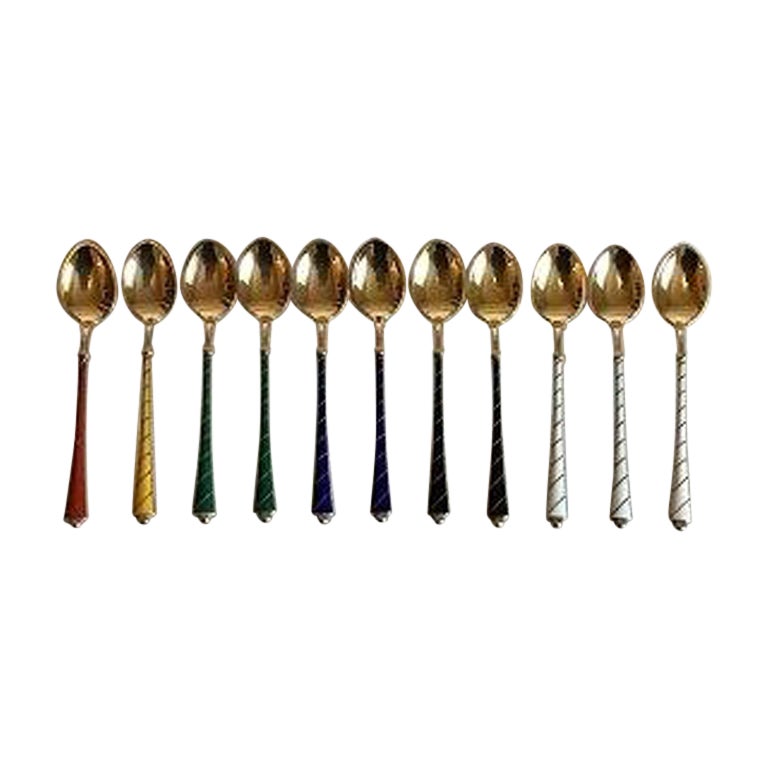 Set of Four Gilt Bronze Spoons by Claude Lalanne for Artcurial For Sale ...