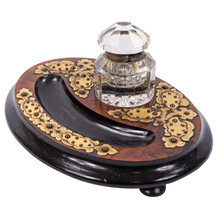 English Victorian Bone and Brass Inkwell For Sale at 1stDibs ...