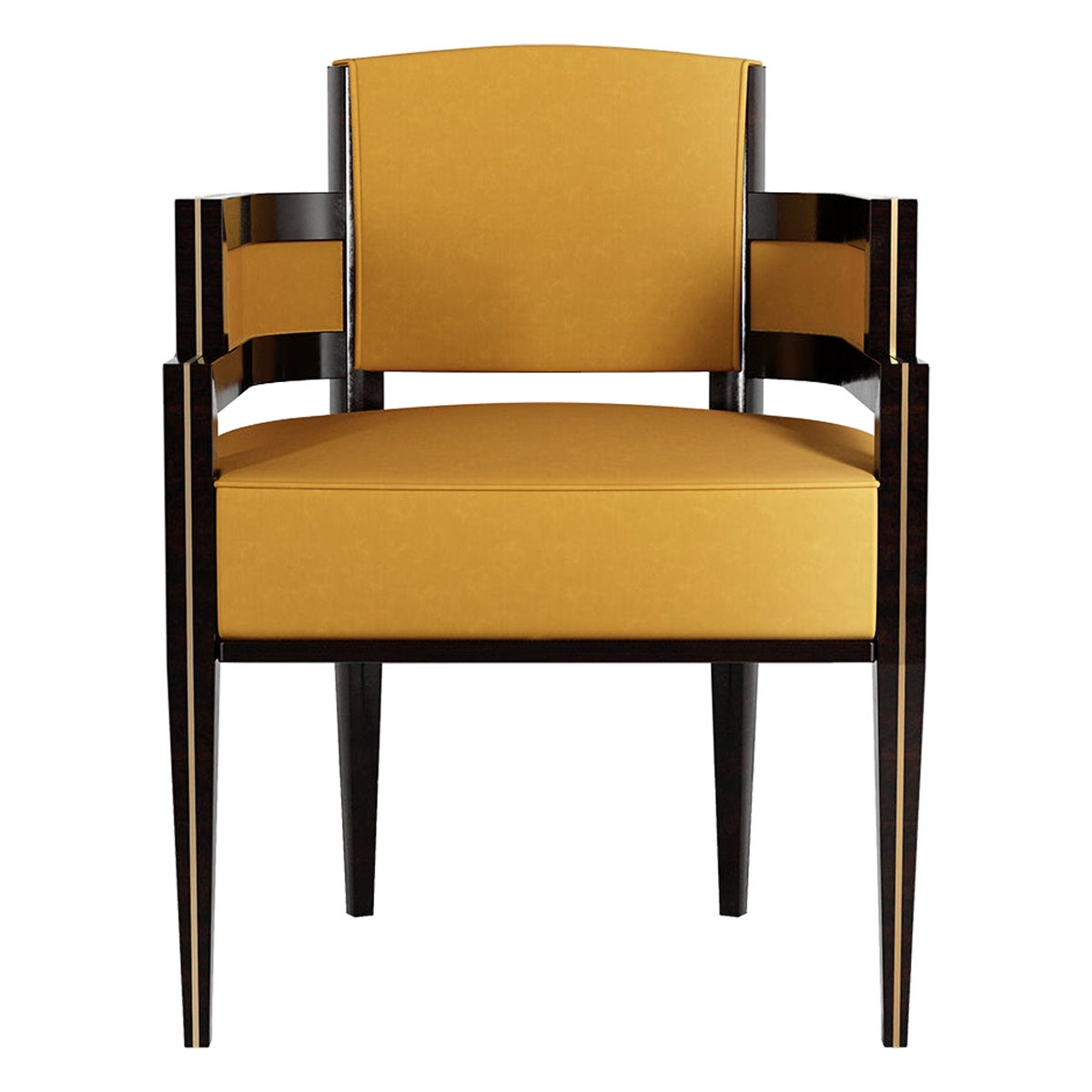 Mid-Century Modern Style Dining Chair in Pink Velvet and Gold Stainless ...