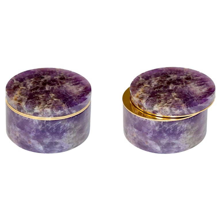 Amethyst Boxes by Phoenix For Sale at 1stDibs