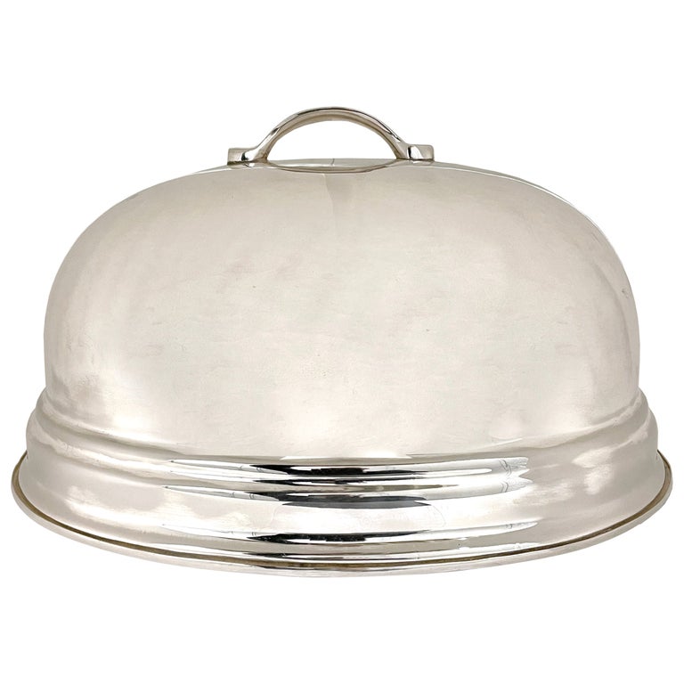 Large Silver Food Dome For Sale at 1stDibs | silver dome over food
