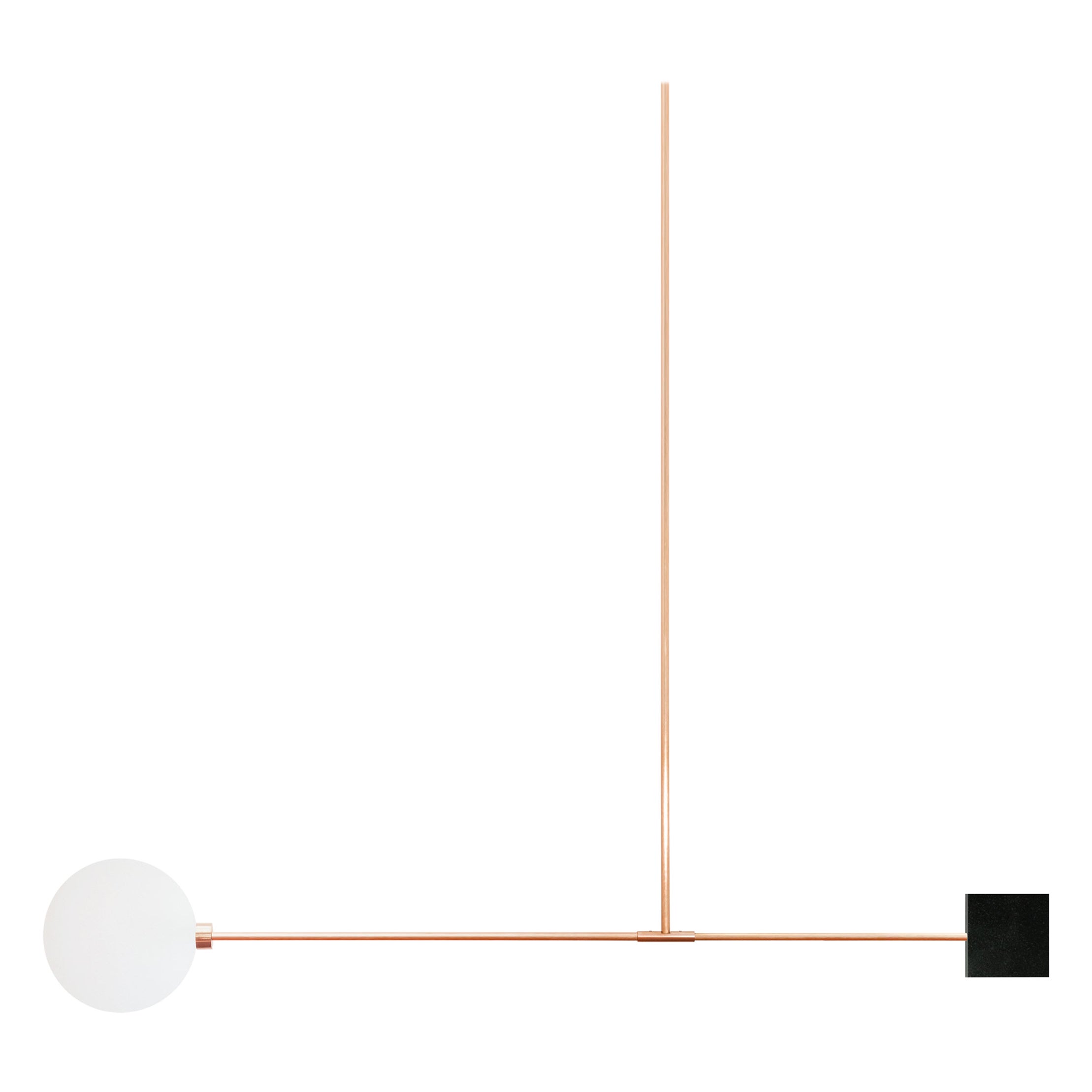 Copper/Black Granite Linea Quad Light by Atris For Sale at 1stDibs