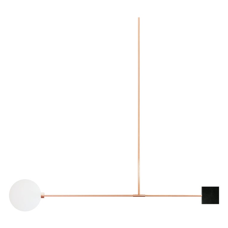 Copper/Black Granite Linea Quad Light by Atris For Sale at 1stDibs