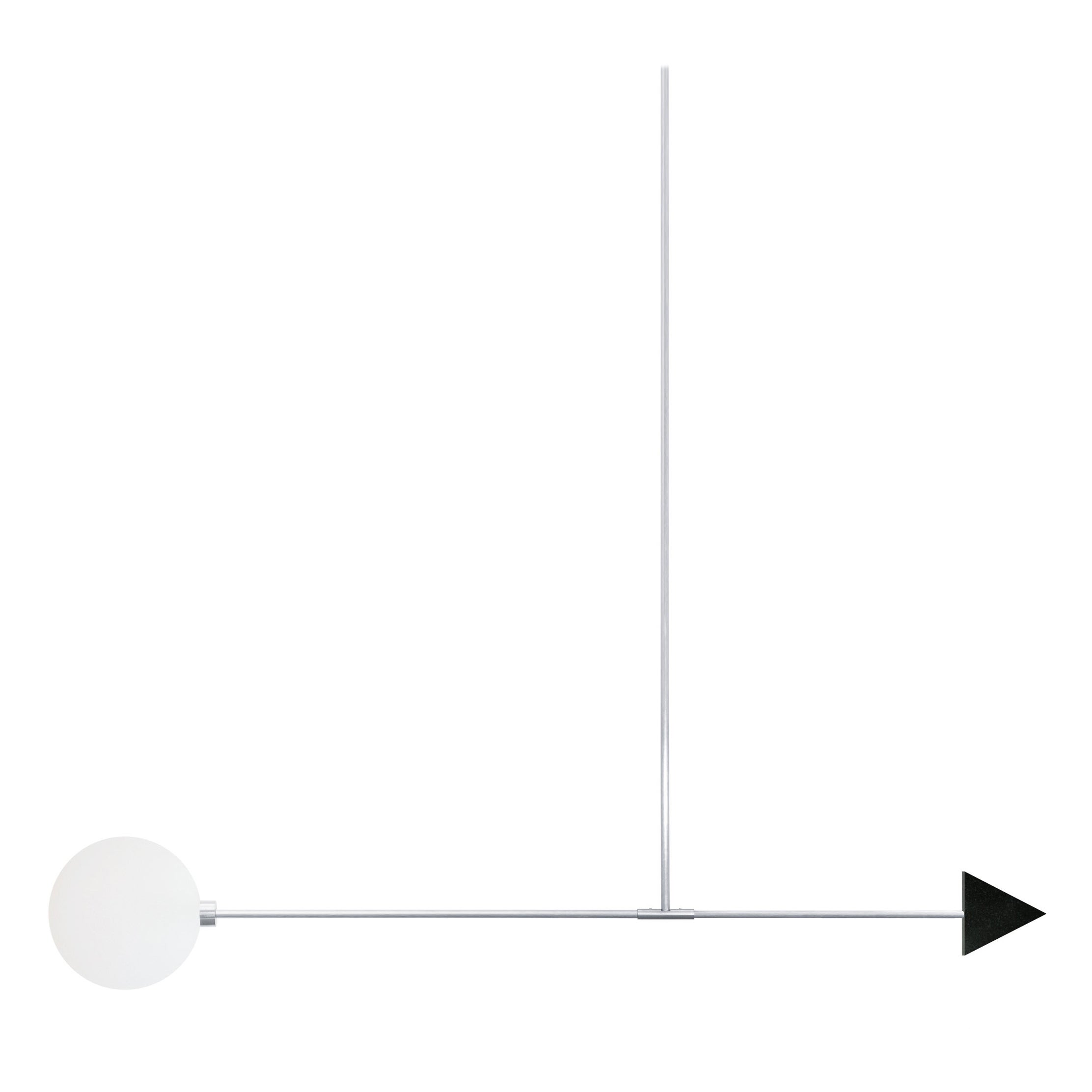 Steel/Black Granite Linea Quad Light by Atris For Sale at 1stDibs