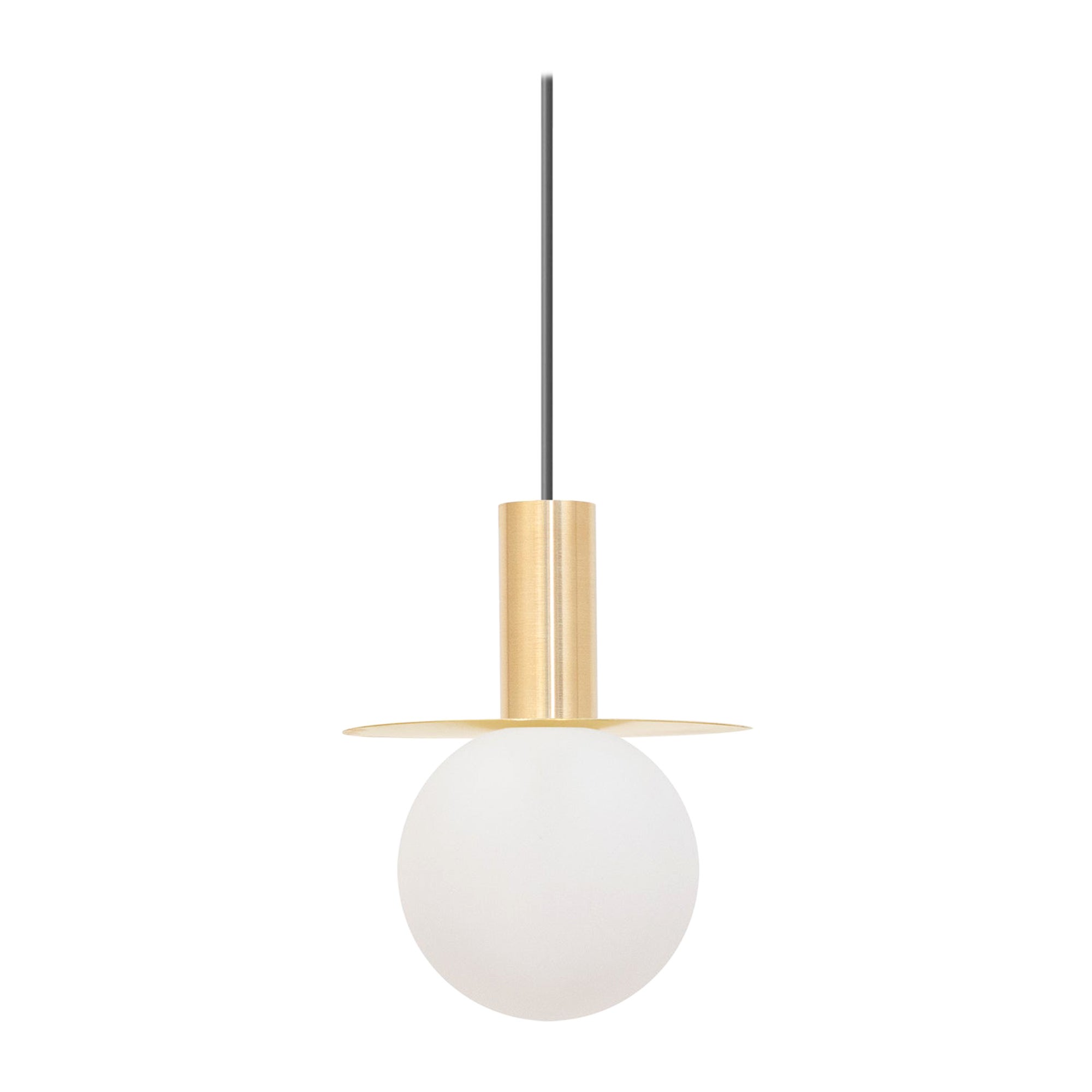 Brass Disc Small Light by Atris For Sale at 1stDibs