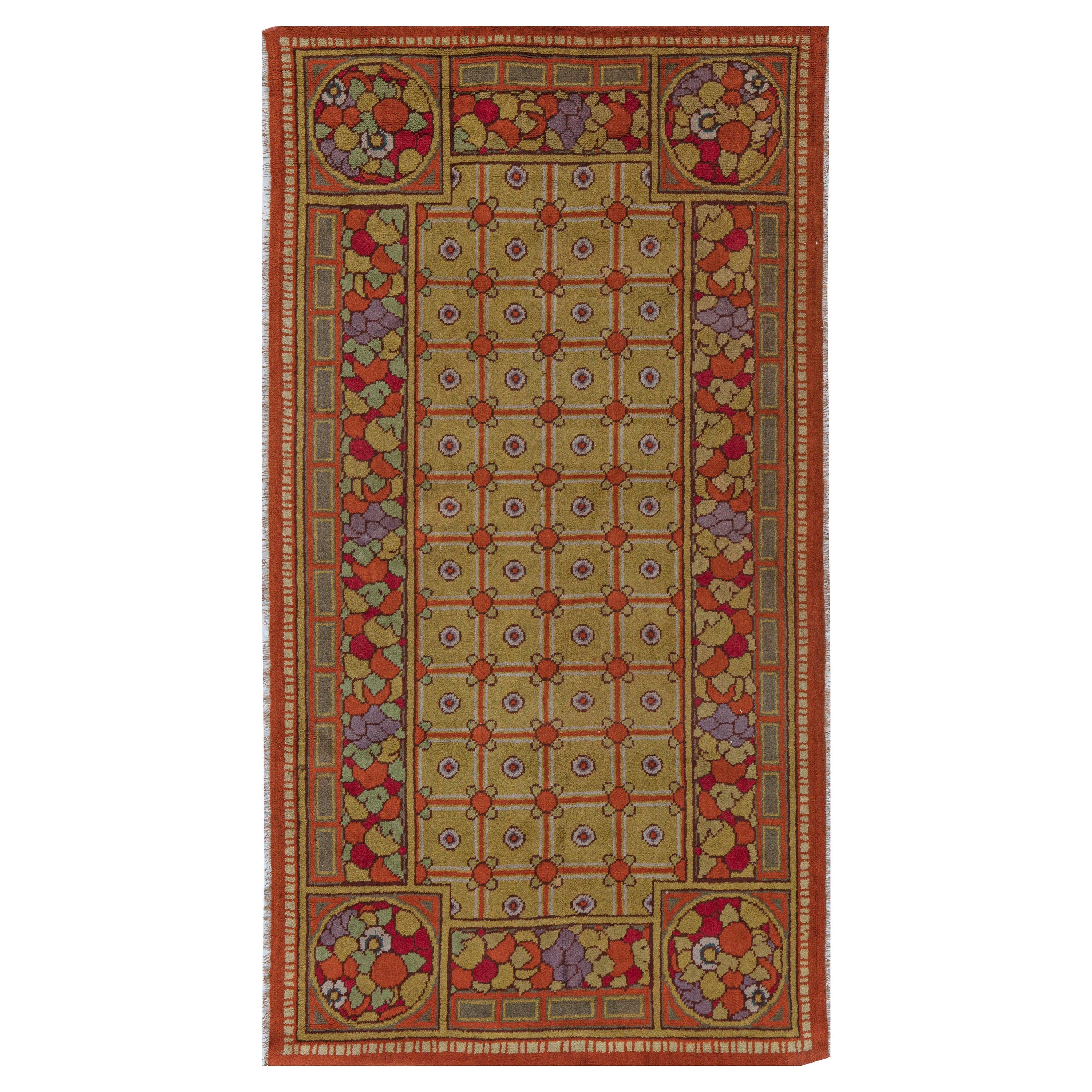 Doris Leslie Blau Collection French Art Deco Hand Knotted Wool Rug For ...