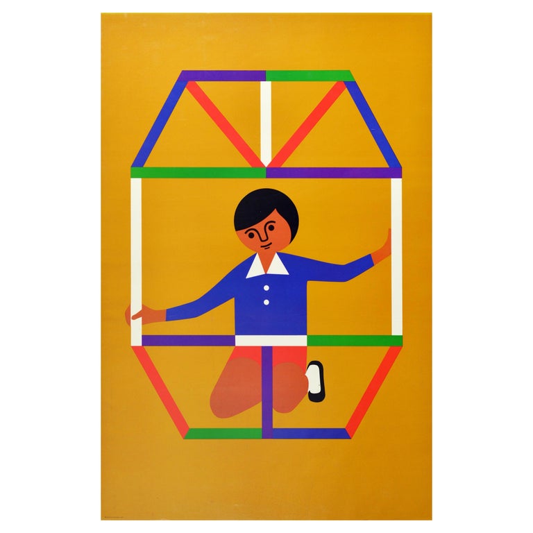 Original Vintage Poster Creative Playthings Educational Toys Building ...