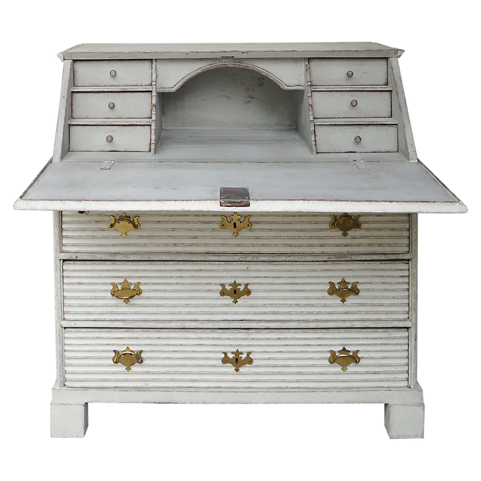 Directoire Roll Down Desk For Sale at 1stDibs
