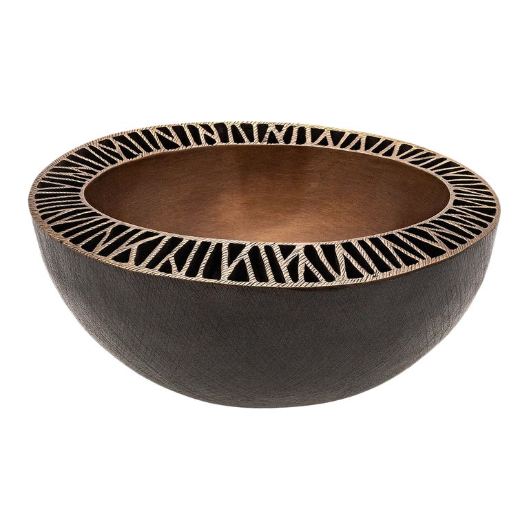 Dome Bronze Bowl For Sale at 1stDibs