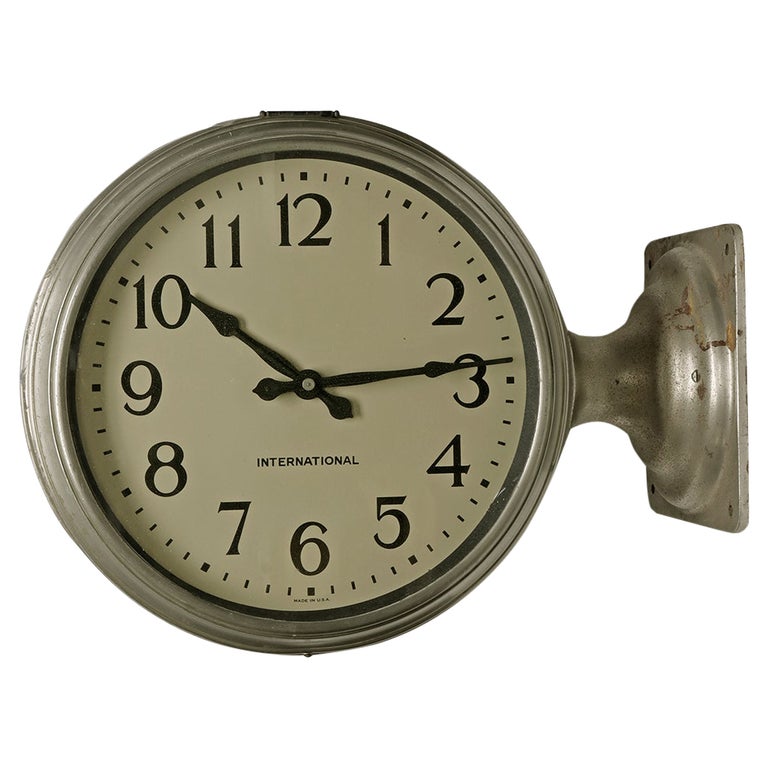 International Rail Station Clock at 1stDibs
