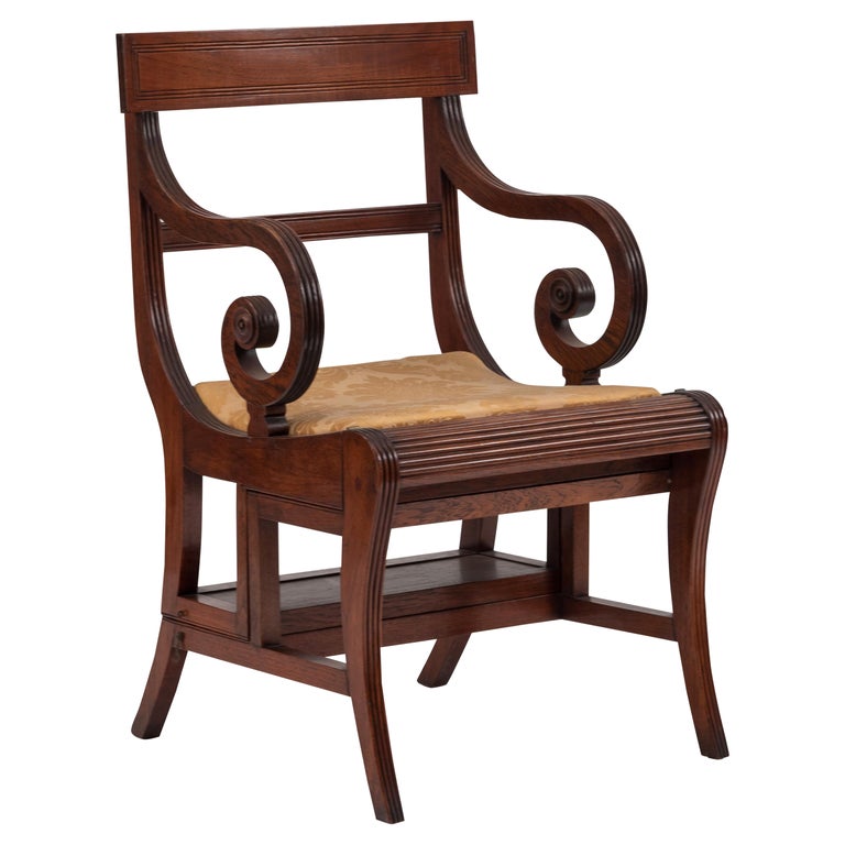 English Regency Style Metamorphic Arm Chair after Morgan and Saunders ...
