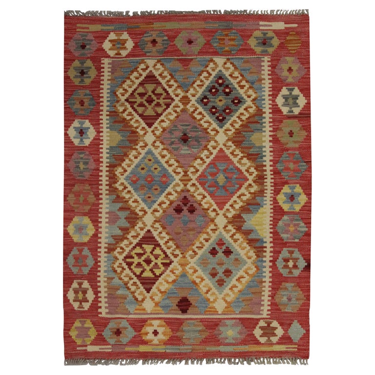 Rust Red Kilim Rug Wool Kilim New Traditional Organic Wool Carpet For ...
