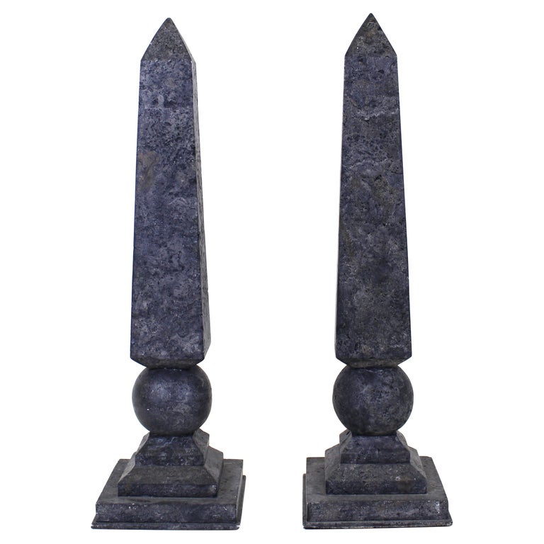 Neoclassical Revival Style Obelisks at 1stDibs
