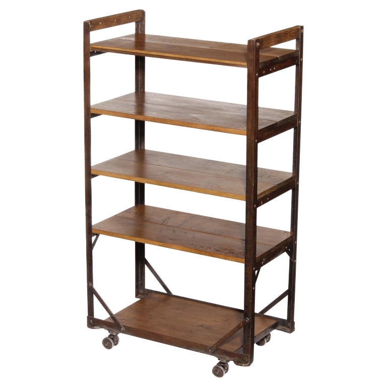 Rolling Factory Shoe Cart at 1stDibs