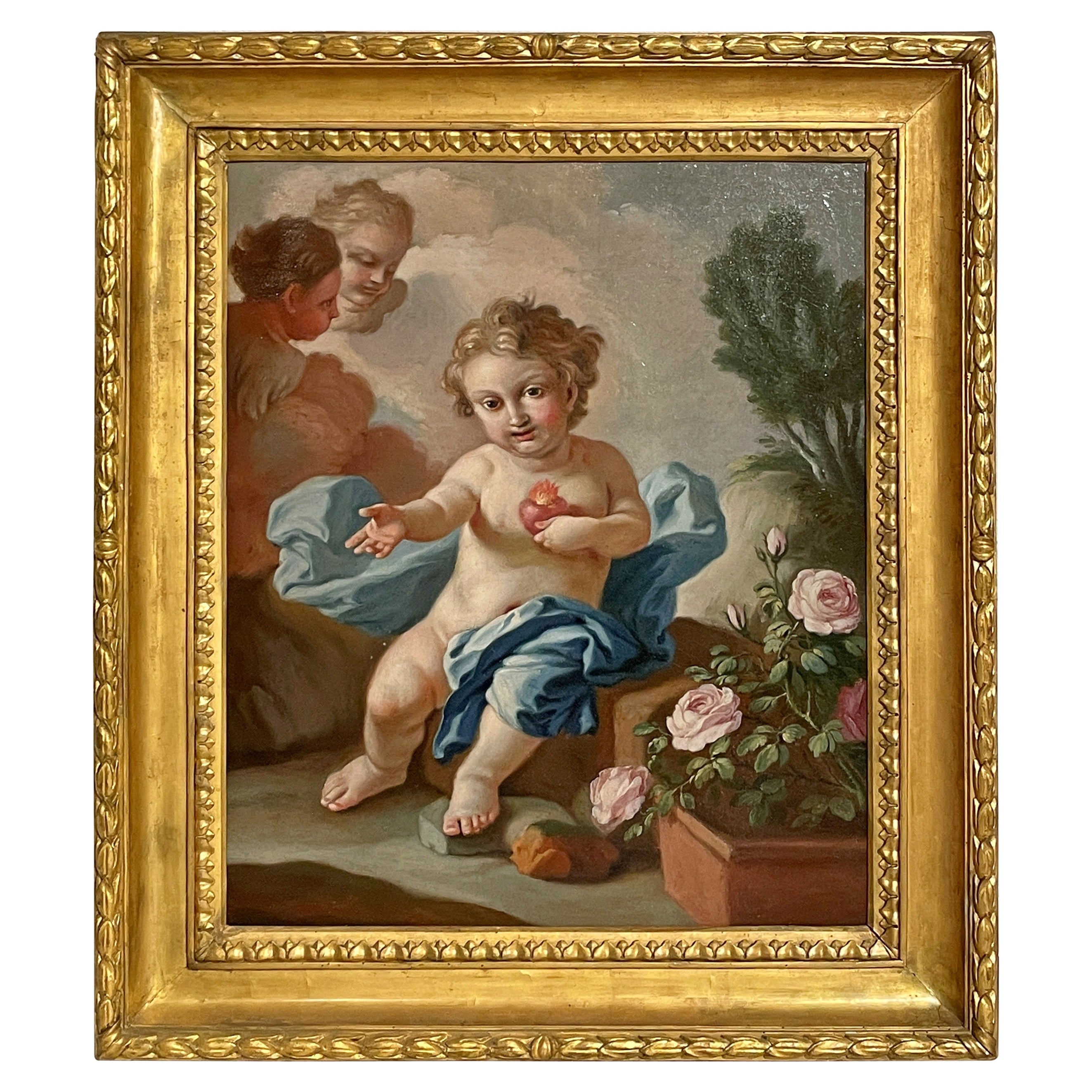 Original 18th Century Italian Florentine School Oil Painting, Sacred ...