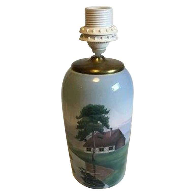Heubach Porcelain Vase Transformed into a Lamp at 1stDibs