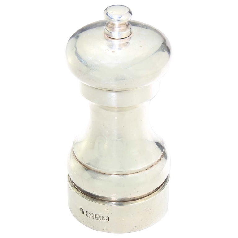 Sterling Silver Pepper Mill For Sale at 1stDibs