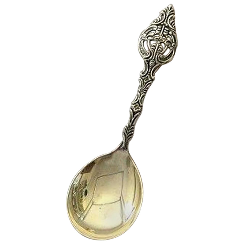 Large Russian Silver Spoon, Moscow 1886 For Sale at 1stDibs