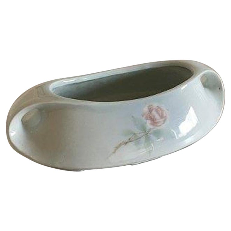 Heubach, Germany, Antique Art Nouveau Vase in Porcelain with Flowers ...