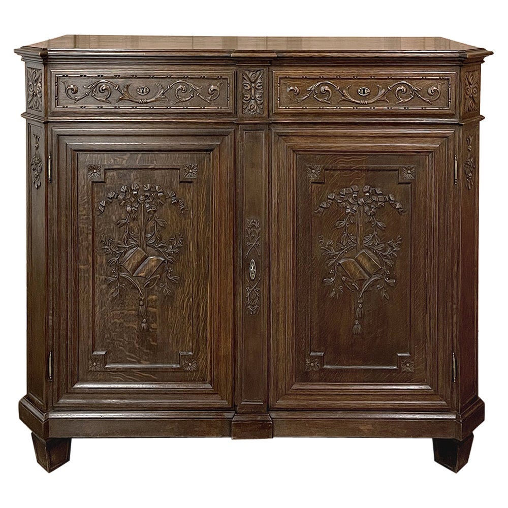 19th Century French Louis XV Hand Carved Buffet at 1stDibs