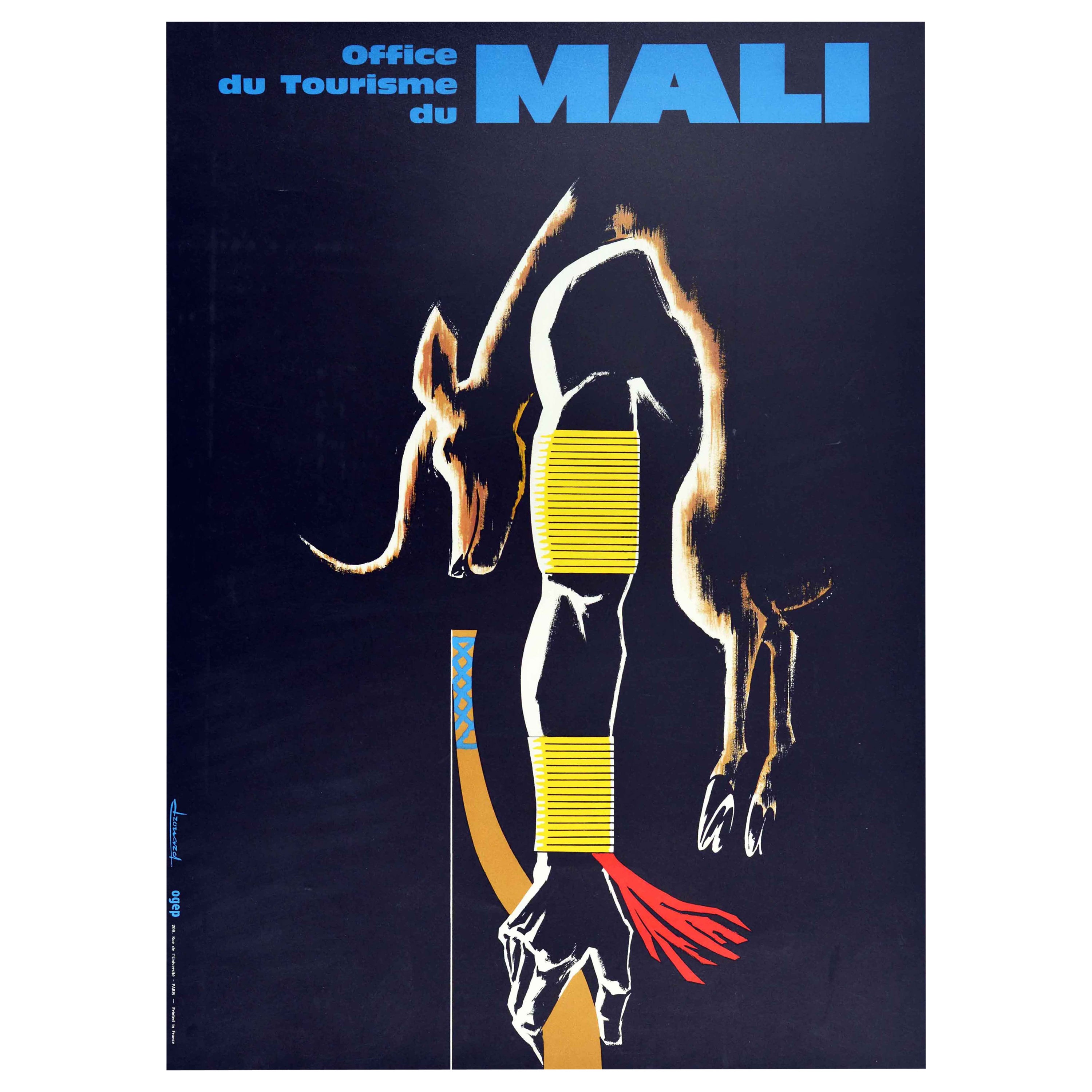 Original Vintage Travel Poster Mali Gao West Africa Office Du Tourisme ...