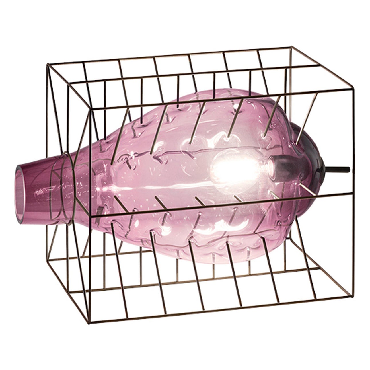 Amethyst Geode Cluster Lamp For Sale at 1stDibs
