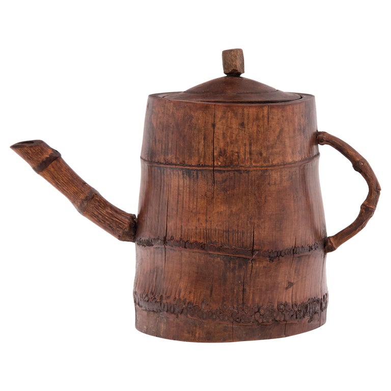 Chinese Bamboo Teapot, c. 1900 at 1stDibs