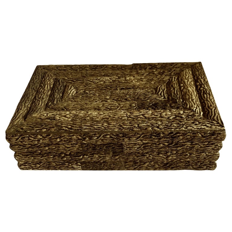 Hand Carved Horn Box at 1stDibs