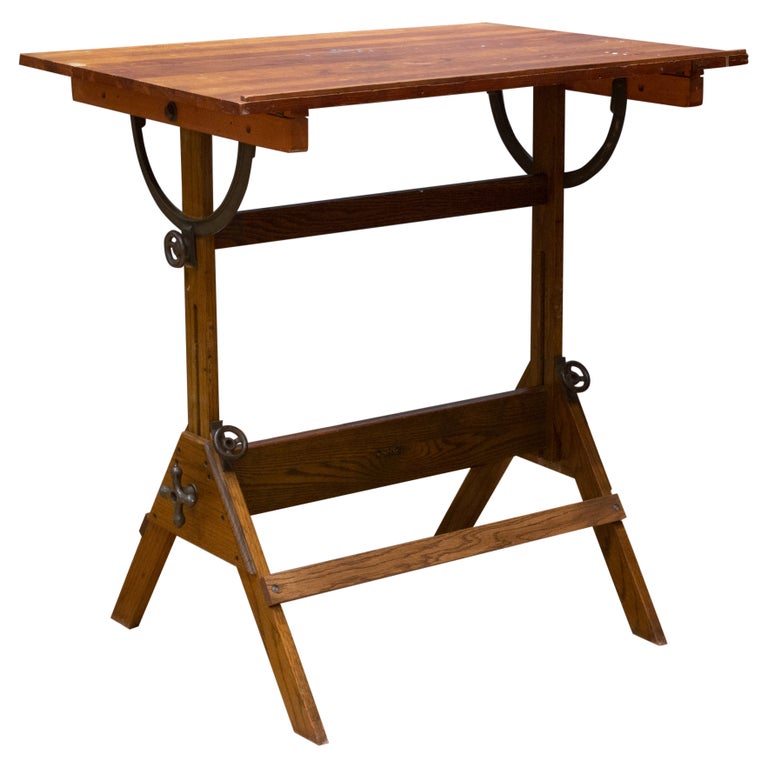 Antique Drafting Table/Dining Table/Desk, c.1930 at 1stDibs
