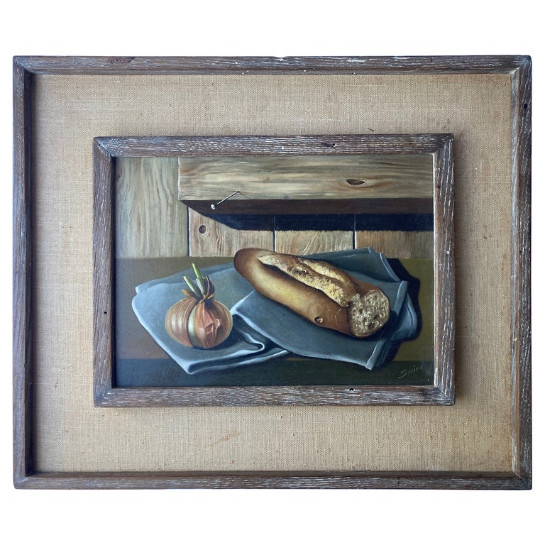 Georges Spiro, Oil on Board Painting, Still Life/ Surrealist For Sale ...