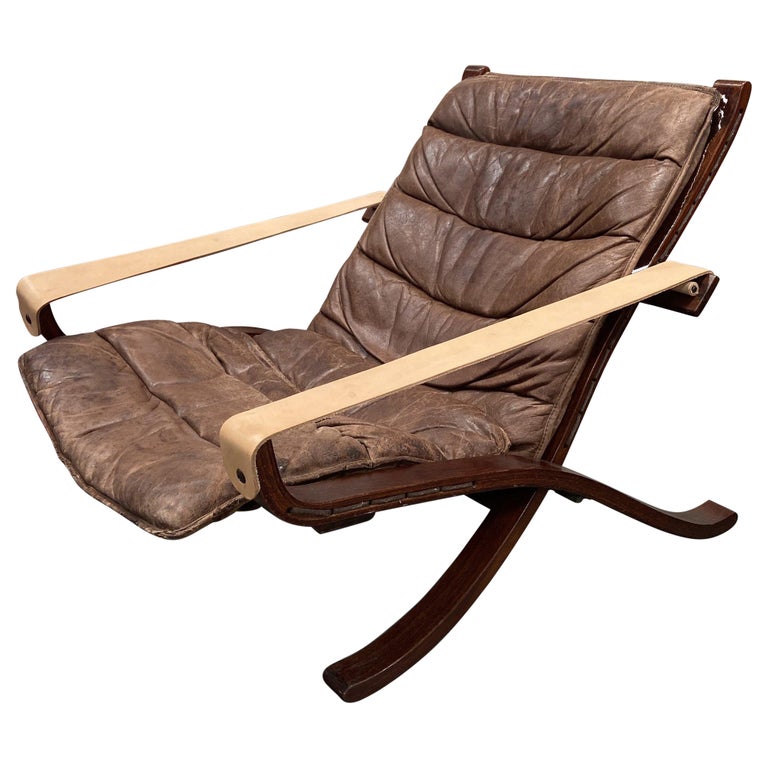 Vintage Leather Lounge Chair at 1stDibs | retro leather lounge chair ...