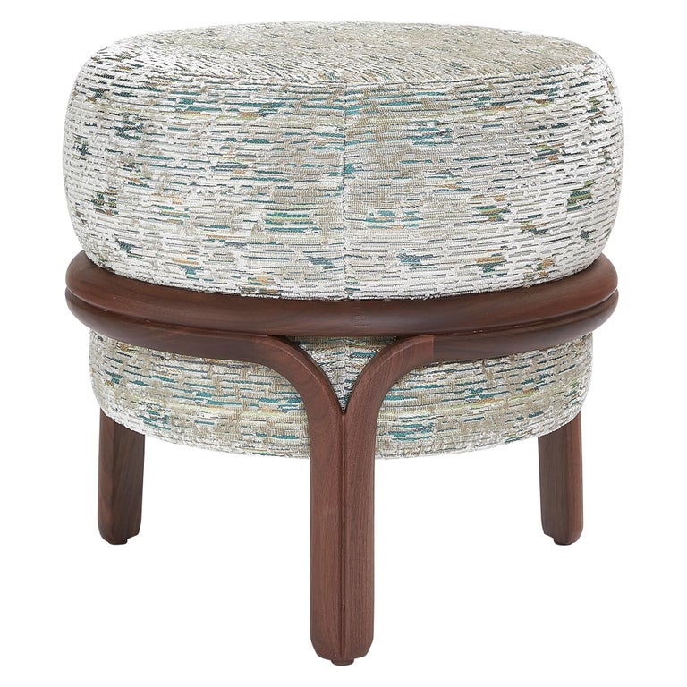 Jelly Stool in White Fabric by Objective Collection OBJ+ For Sale at ...