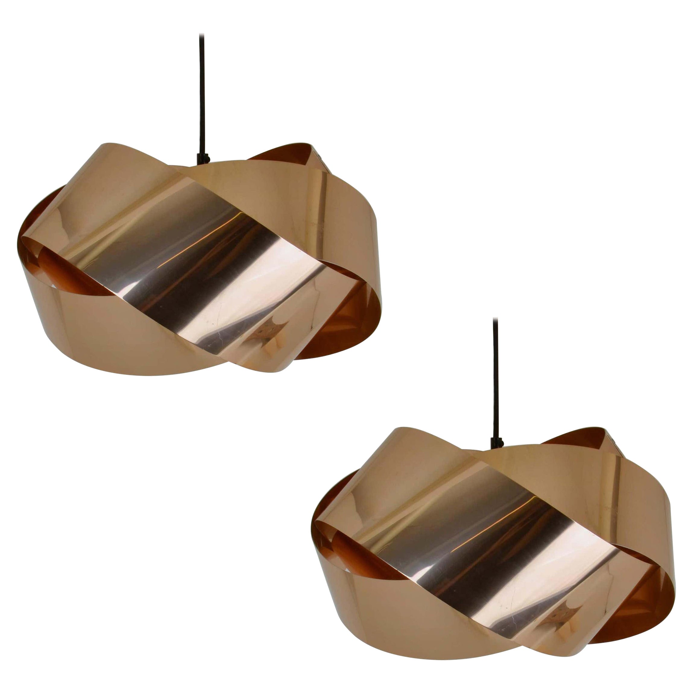 Pair of Extra Large Copper Pendants For Sale at 1stDibs | extra large ...