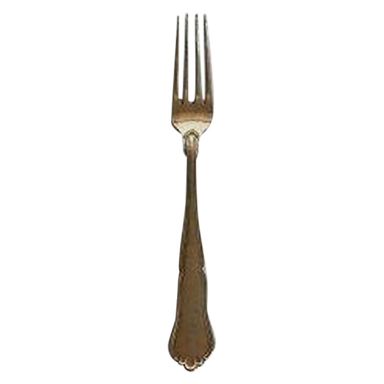 Rita Silver Lunch Fork W. and S. Sørensen For Sale at 1stDibs