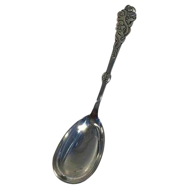 Tang 'Sea Weed' Silver Jam Spoon Fredericia For Sale at 1stDibs