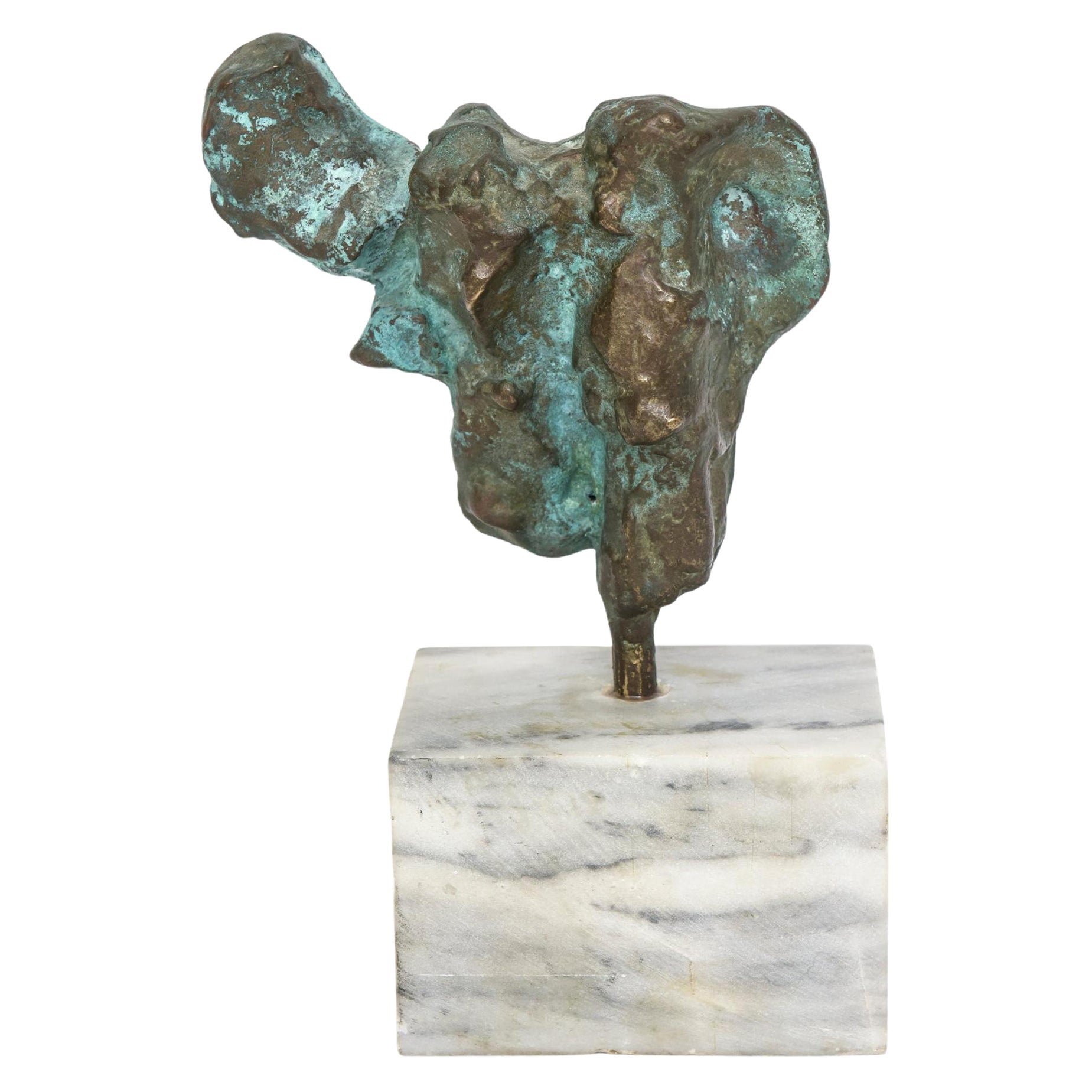 Bronze Parrot on a Perch at 1stDibs