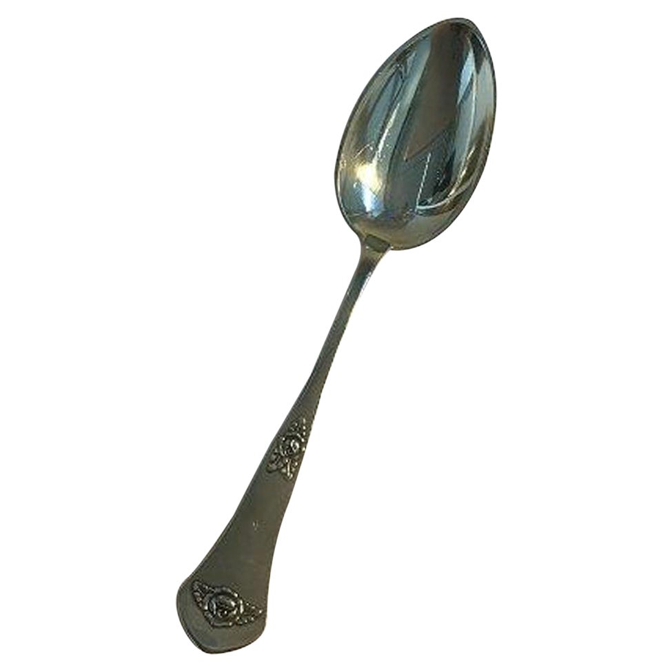 Antique Silver Plated Sugar Spoon For Sale at 1stDibs