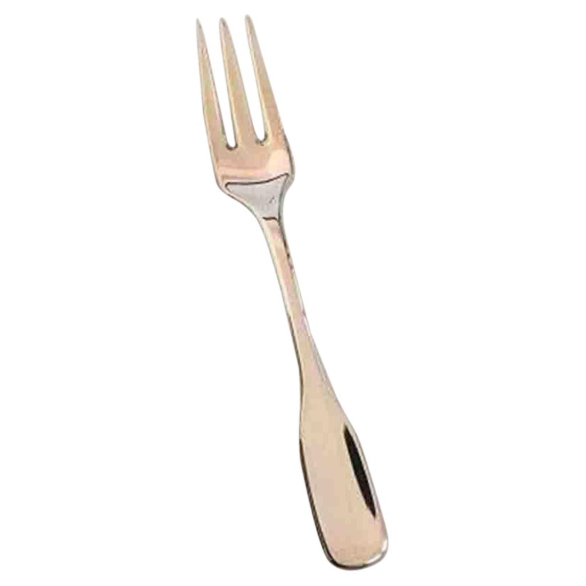 Hans Hansen Susanne Sterling Silver Meat Fork For Sale at 1stDibs