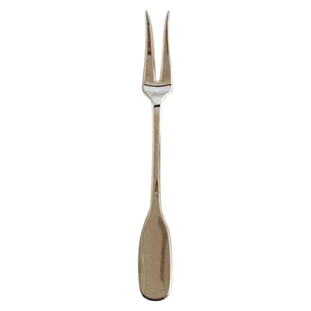 Hans Hansen Susanne Sterling Silver Meat Fork For Sale at 1stDibs