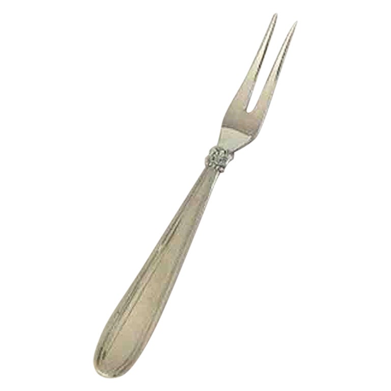 Karina Silver Cold Meat Fork W. and S. Sørensen For Sale at 1stDibs