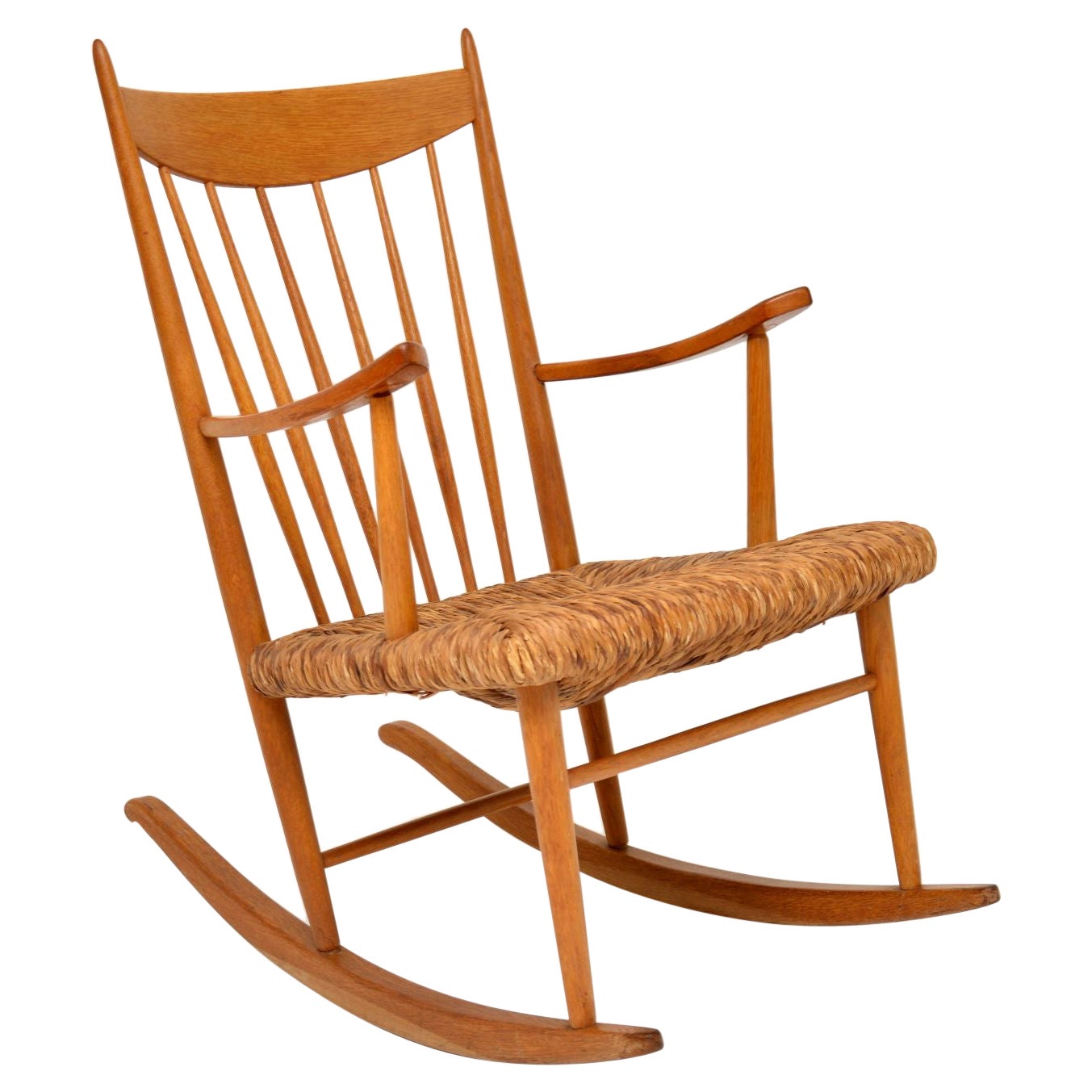 Vintage Rex Rocking Chair by Niko Kralj, 1950s at 1stDibs