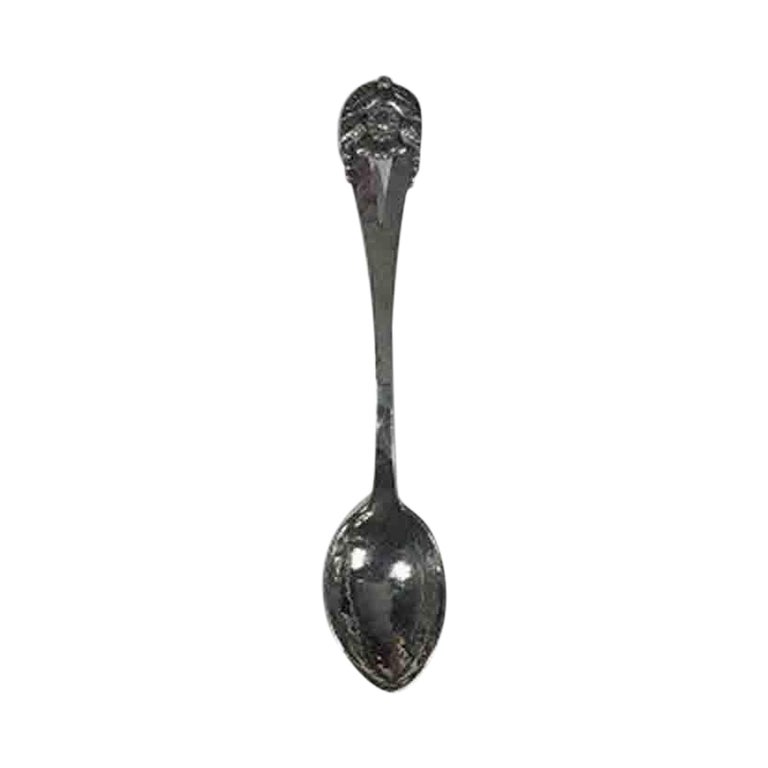 Danish Silver Salt Spoon For Sale at 1stDibs